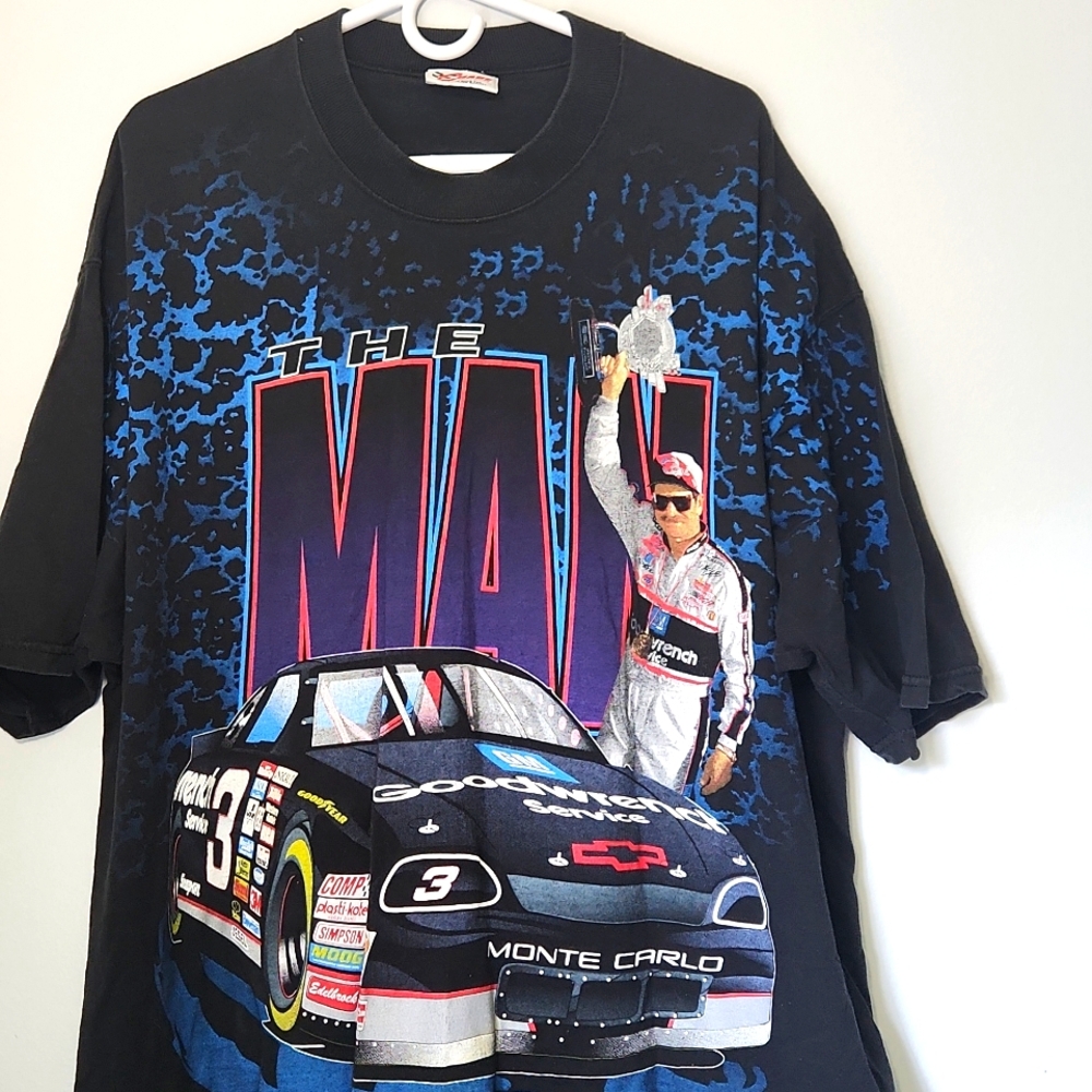 Vintage Nascar Dale Earnhardt The Man Intimidator T-S… - Gem